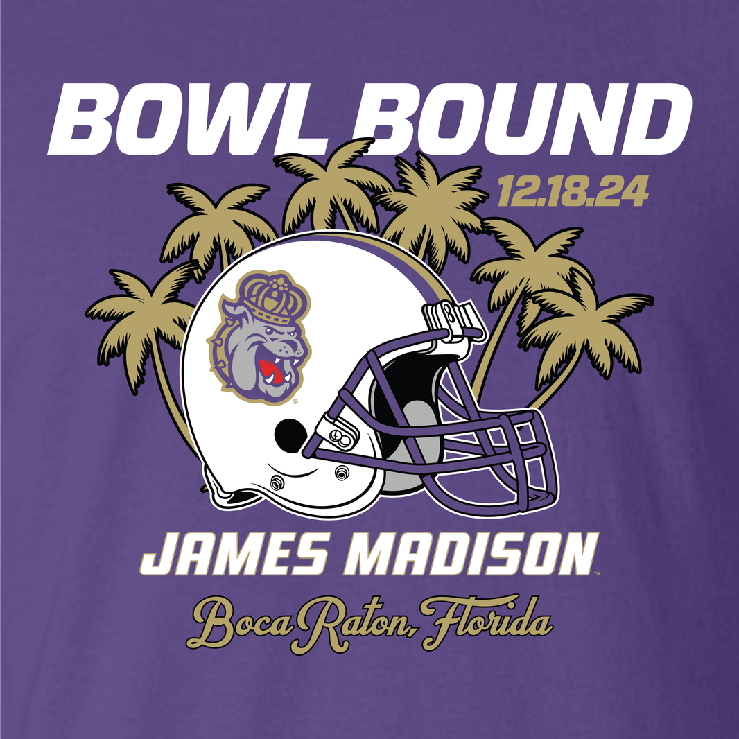Officially Licensed JMU Boca Raton Bowl Merch – Collegiate Customs Merch