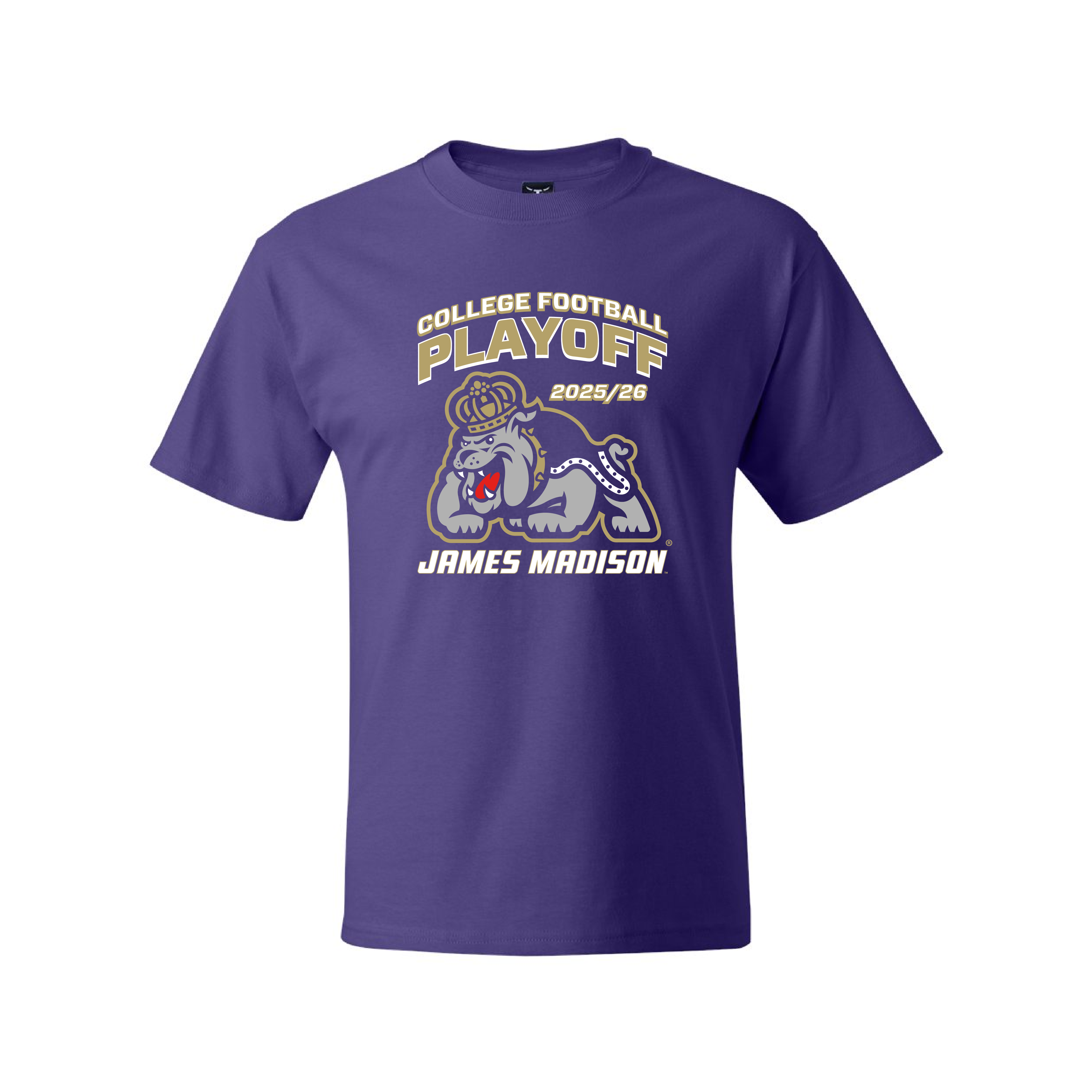 JMU College Football Playoff- Cotton Short Sleeve T-shirt – Collegiate ...